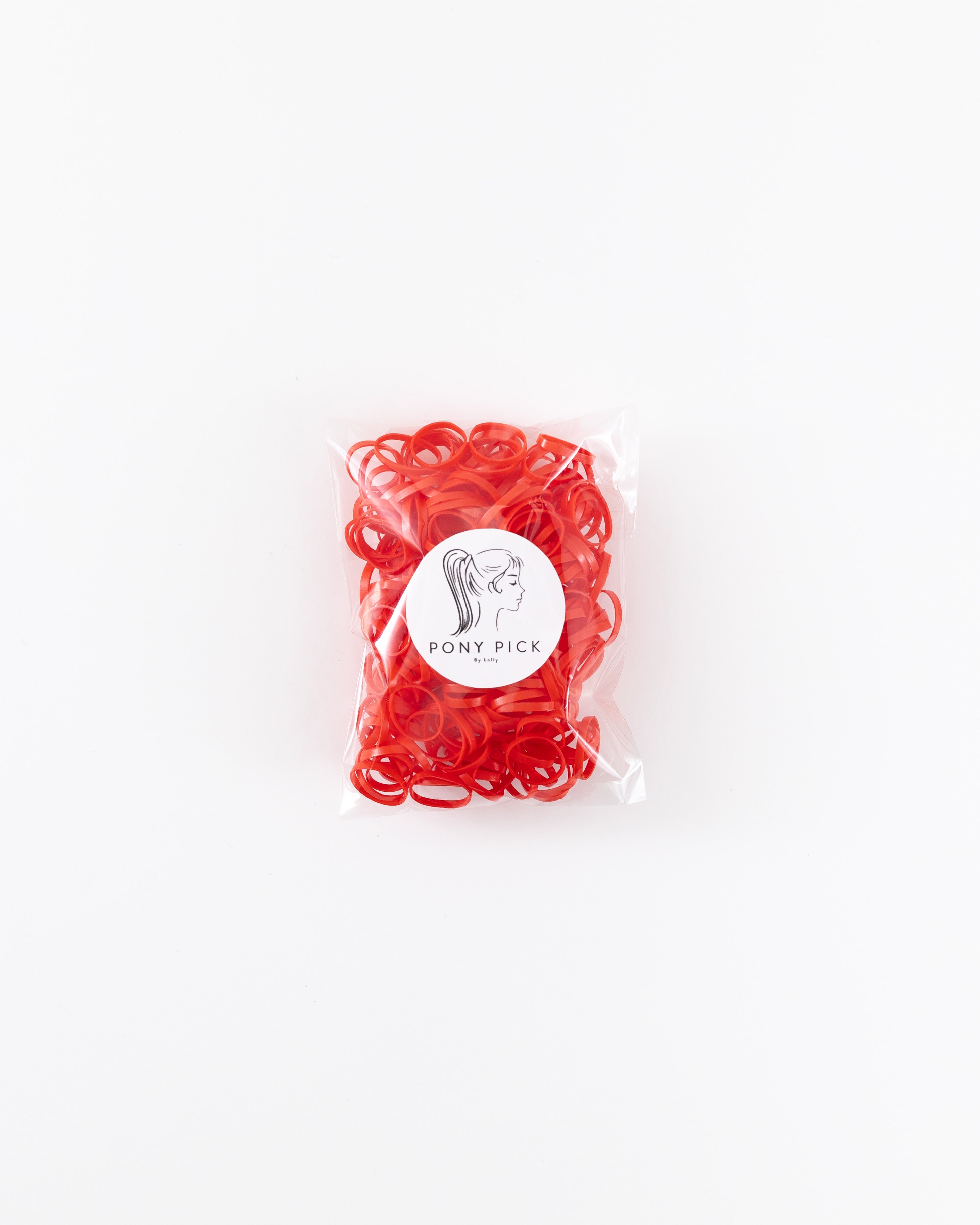 Red Plastic Elastics - The Pony Pick
