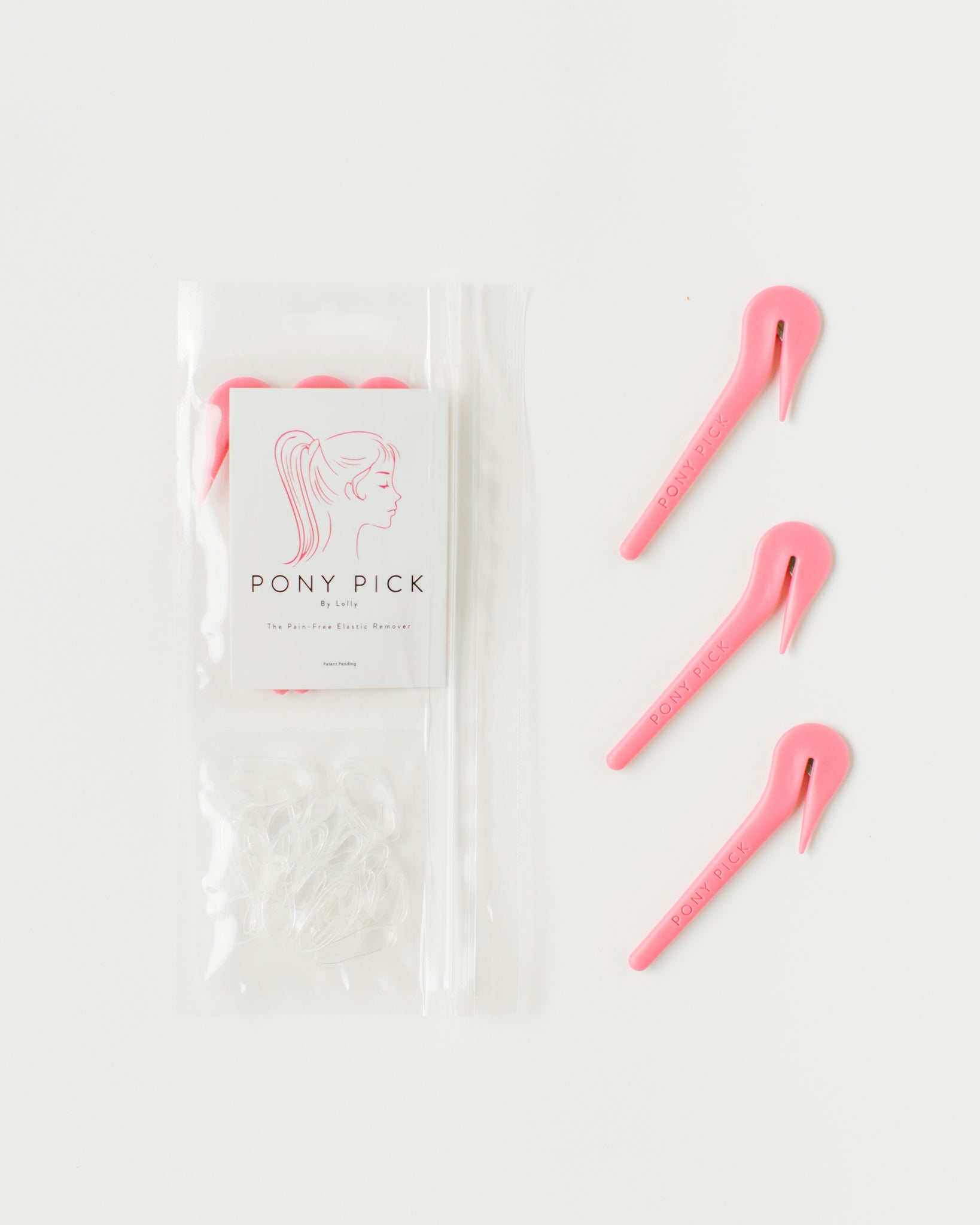 The Pony Pick + Clear Elastics - The Pony Pick